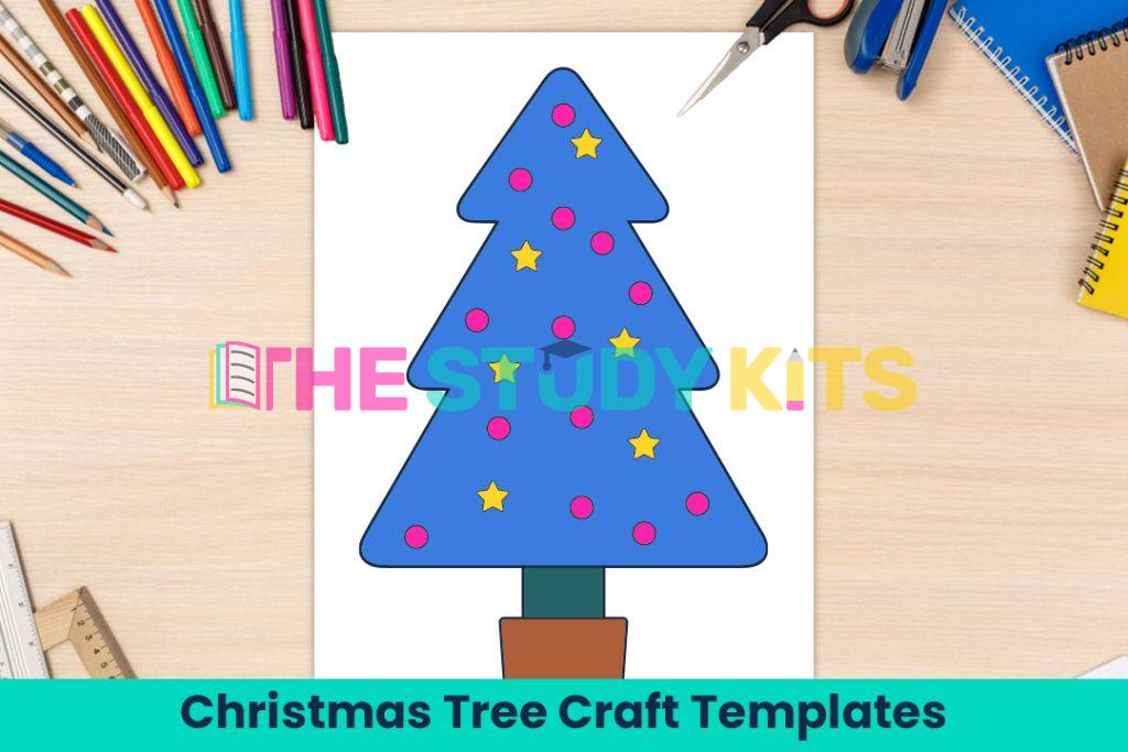 Free Printable Christmas Tree Templates - The Study Kits