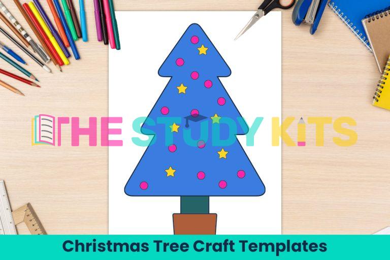 Free Printable Christmas Tree Templates - The Study Kits