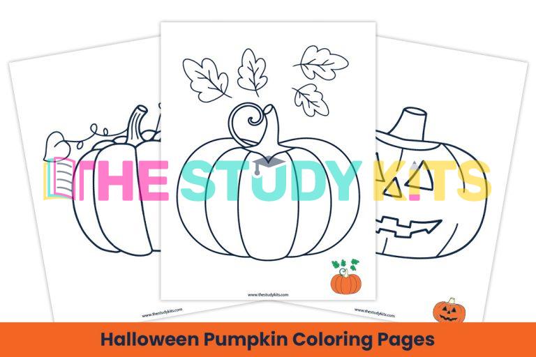 Free Halloween Pumpkin Coloring Pages Printables - The Study Kits