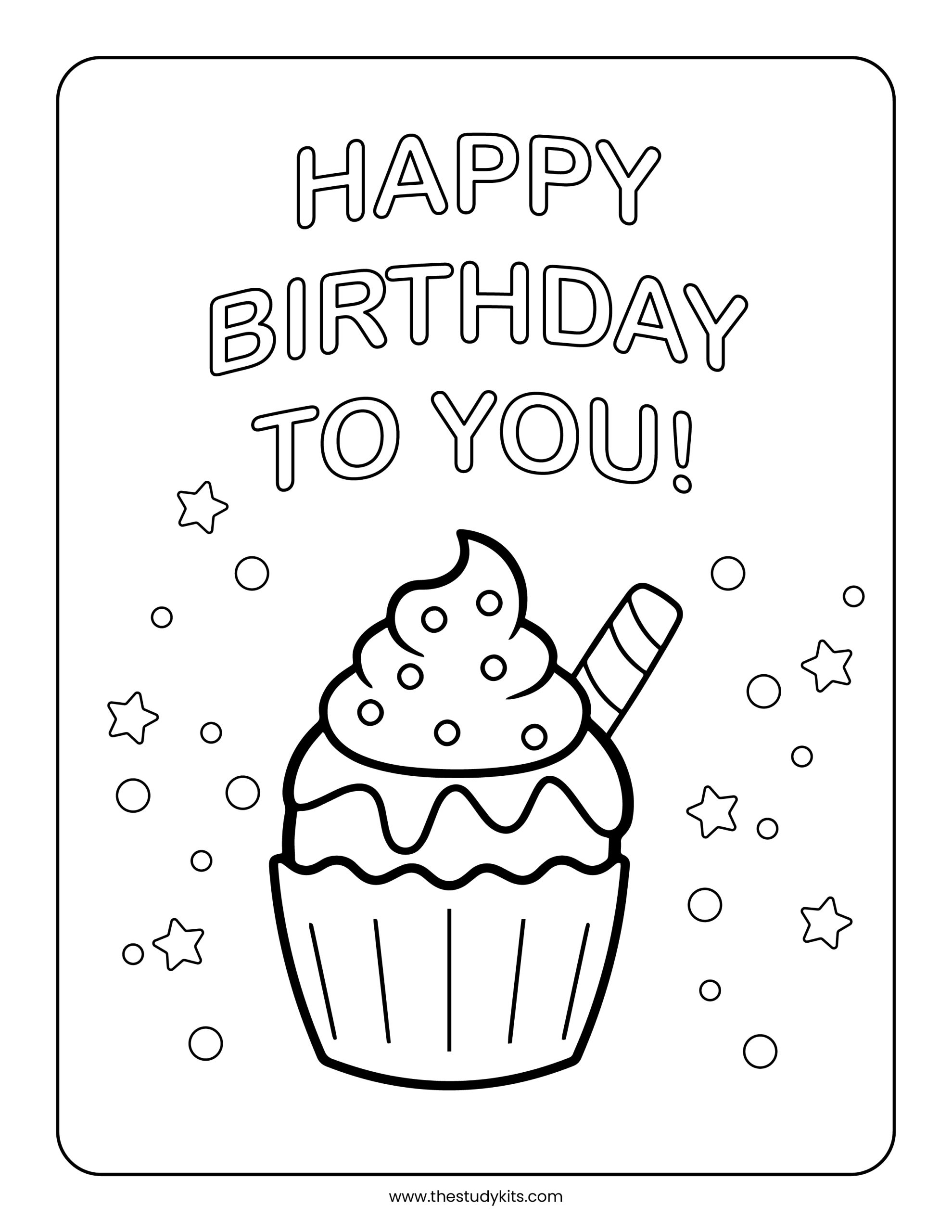 Free Printable Happy Birthday Letter Template - The Study Kits