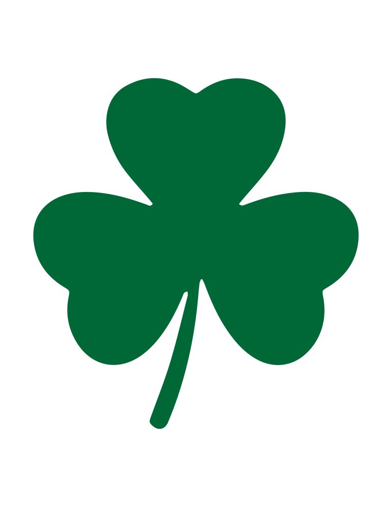 Free Cute Shamrock Drawings for Kids: Printable PDFs - The Study Kits