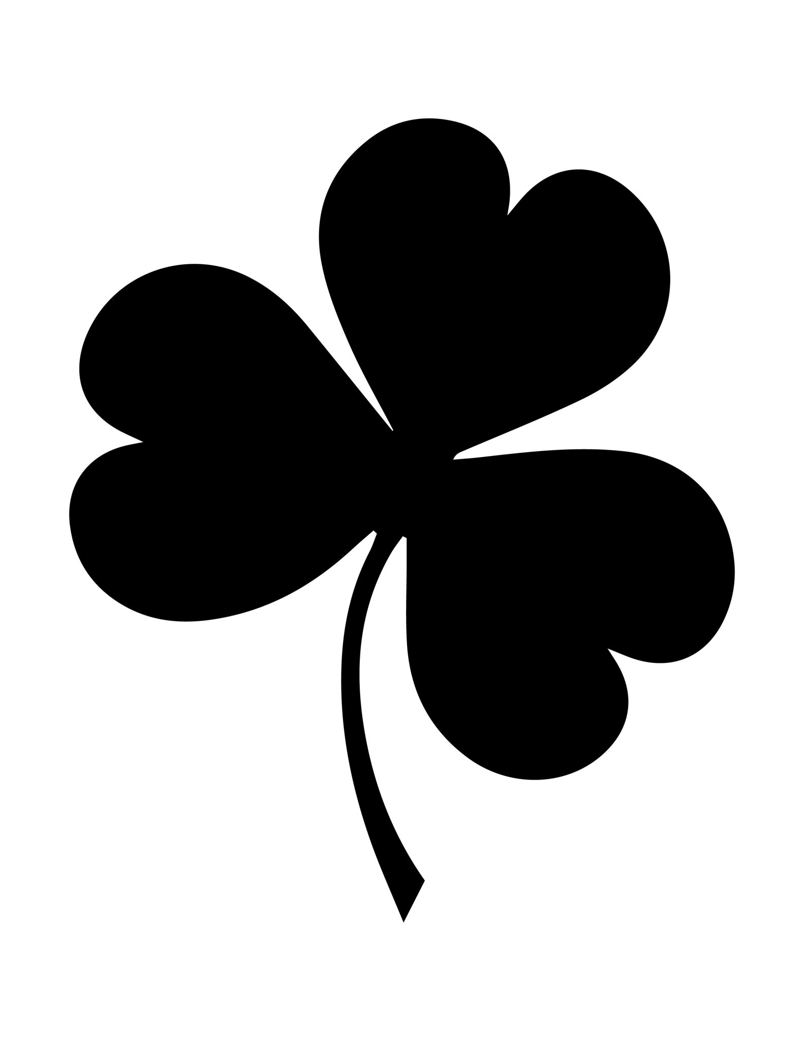 Free Cute Shamrock Drawings for Kids: Printable PDFs - The Study Kits