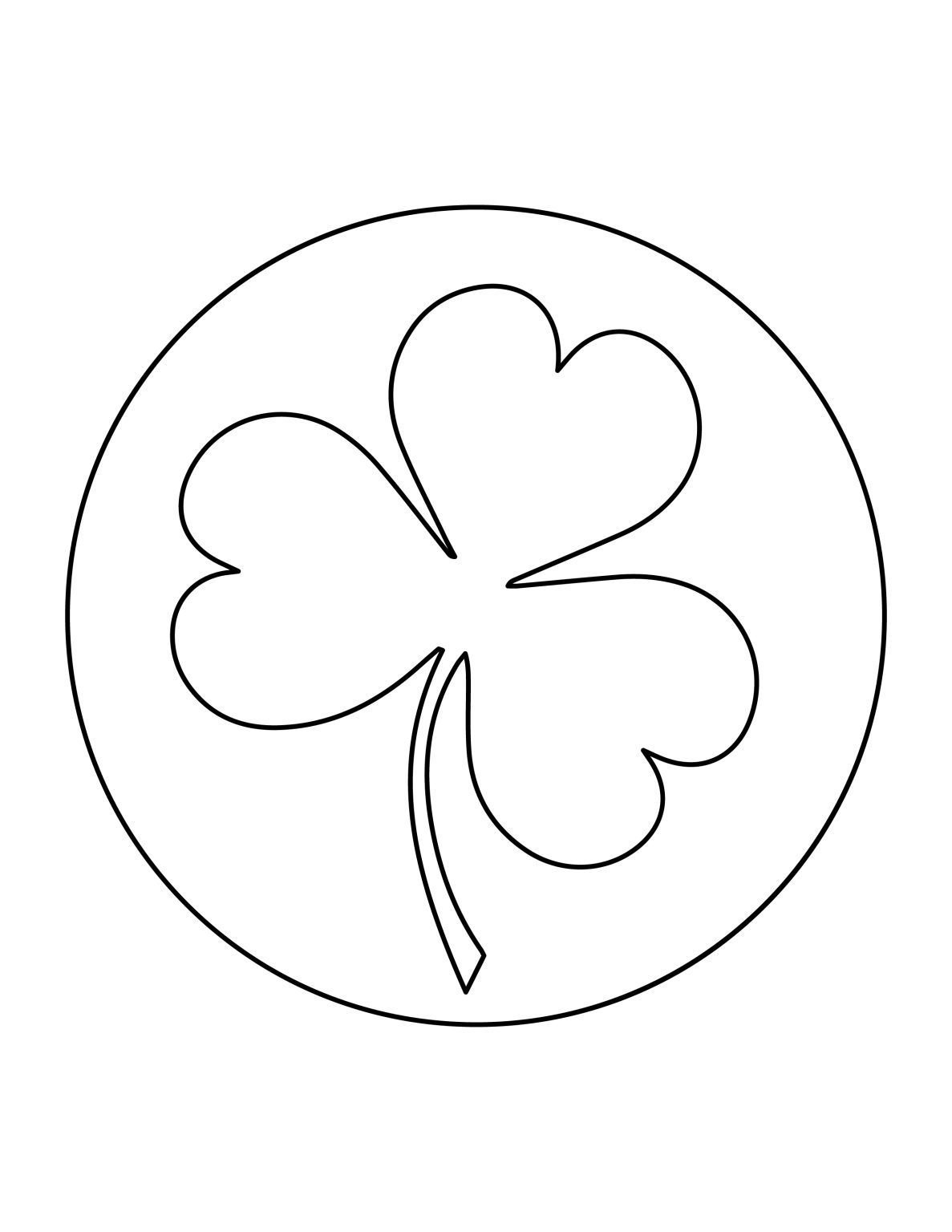 Free Cute Shamrock Drawings for Kids: Printable PDFs - The Study Kits