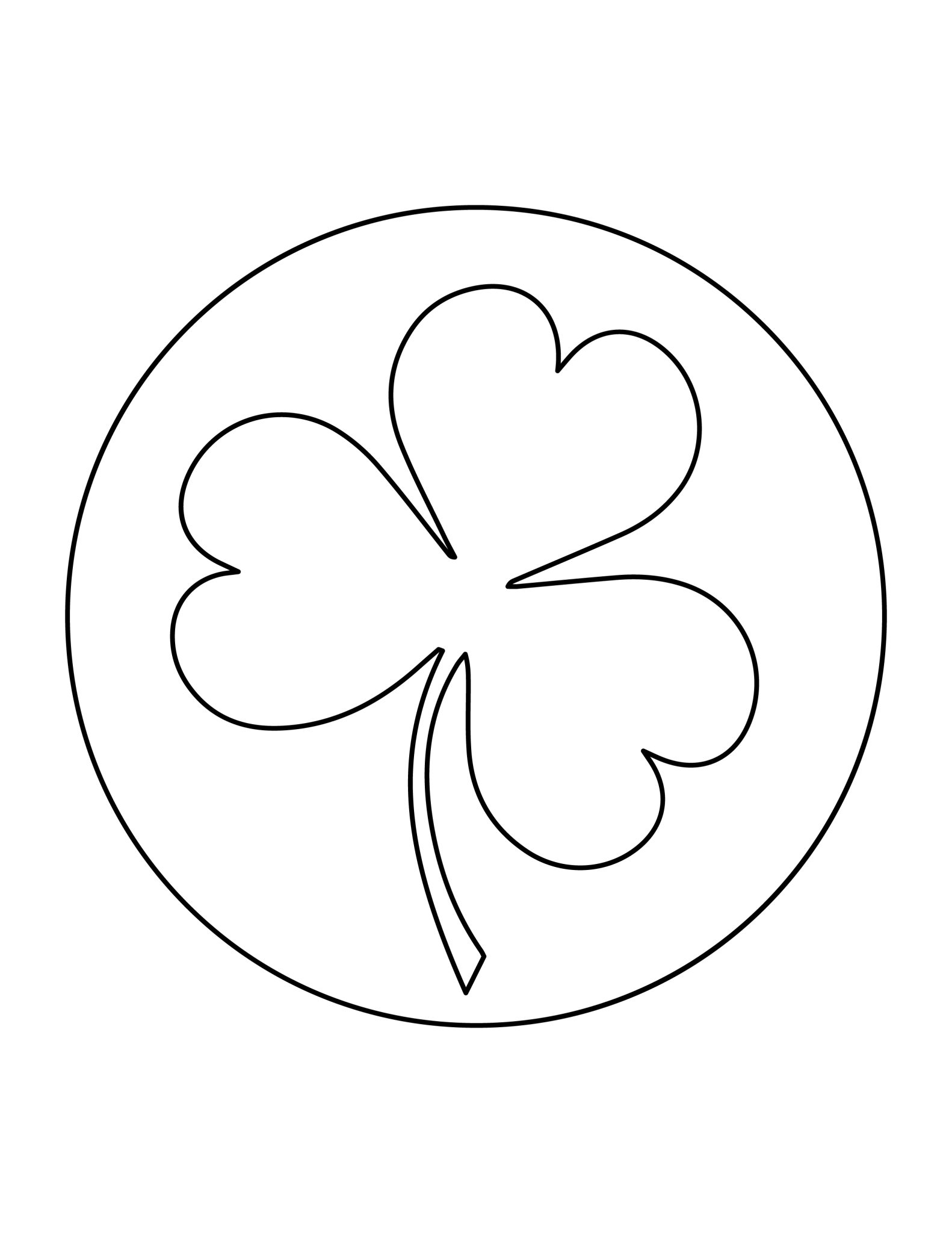 Free Cute Shamrock Drawings for Kids: Printable PDFs - The Study Kits