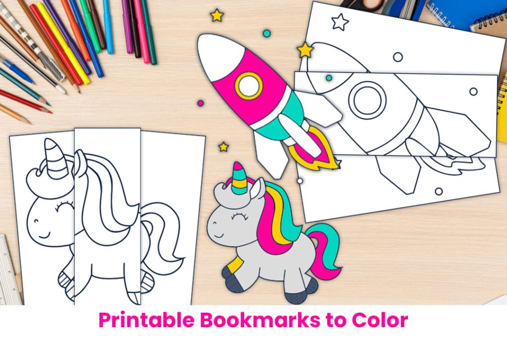 Free Printable Bookmarks Templates PDF - The Study Kits