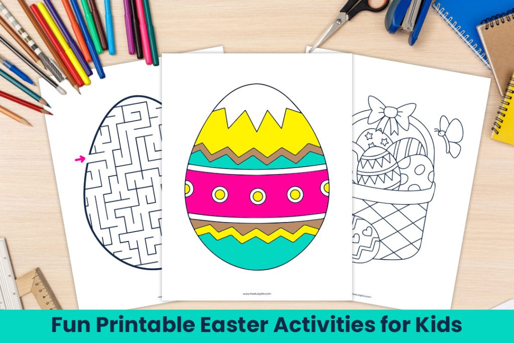 Fun Printable Easter Activities for Kids - The Study Kits
