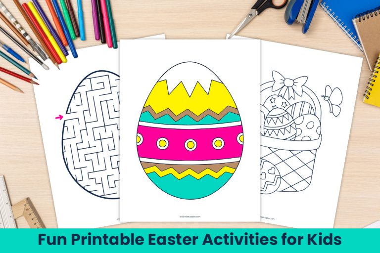 Fun Printable Easter Activities for Kids - The Study Kits