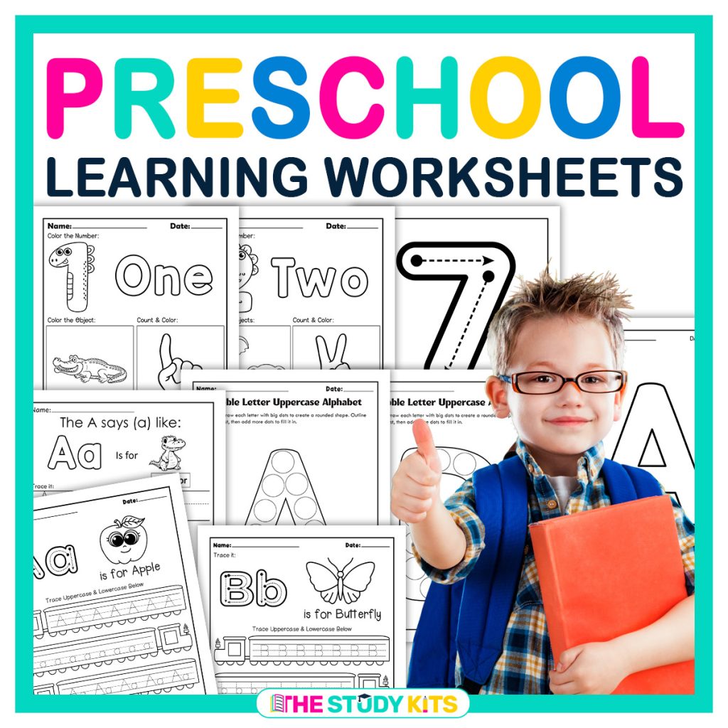 All-in-one Preschool Worksheets Bundle – The Study Kits