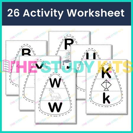 ABC Candy Adventure- Candy Corn Alphabet Learning - The Study Kits
