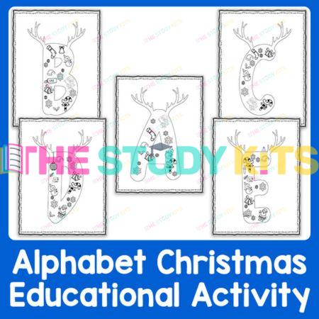 Christmas Alphabet Letter Workbook - The Study Kits