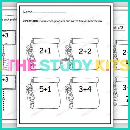 Christmas Santa and Elf- Math Addition Activity - The Study Kits