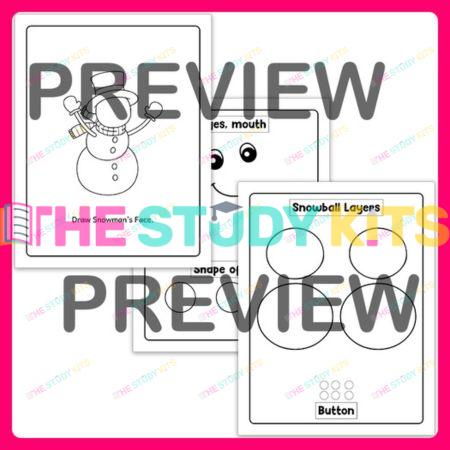 Christmas Snowman Craft for Kindergarten - The Study Kits