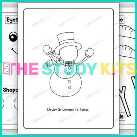 Christmas Snowman Craft for Kindergarten - The Study Kits