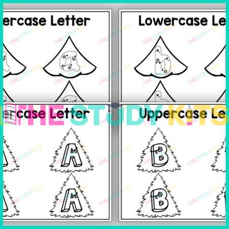 Crafty Christmas Trees- A Name-Spelling Worksheet - The Study Kits