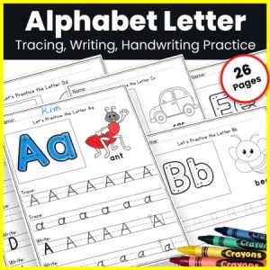 Alphabet Worksheets: Letter Recognition, Sounds & Tracing - The Study Kits