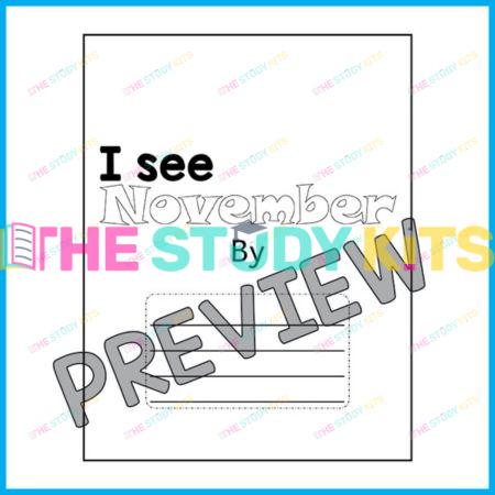 November Turkey and Pilgrim Kindergarten Worksheets - The Study Kits