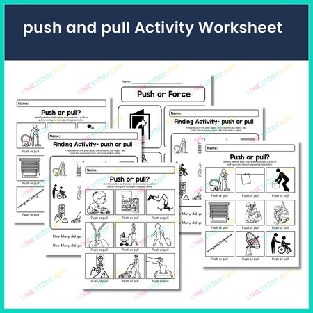 Push and Pull Activities for Kindergarten - The Study Kits